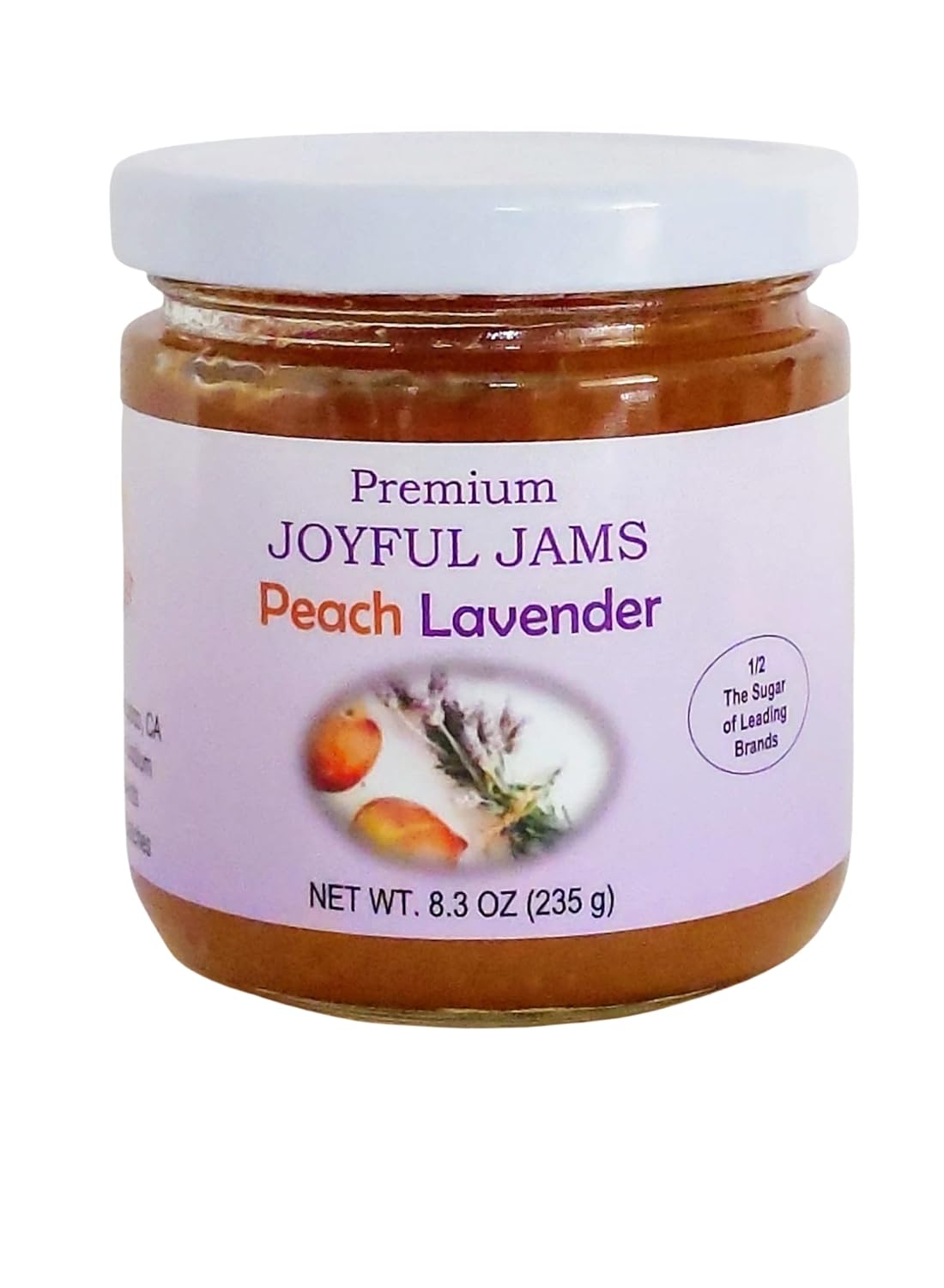 Premium Gourmet Joyful Jams - Peach Lavender - Amazing Flavor ...